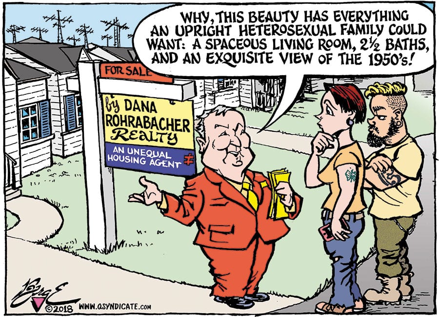 Editorial cartoon • 06-01-18 - Dallas Voice