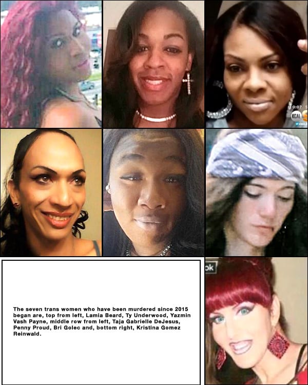 In Memory: 7 trans women killed since the year began - Dallas Voice