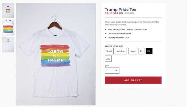 The Trump Pride shirt? What the hell?! - Dallas Voice