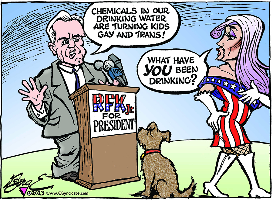 Editorial Cartoon • 08-11-23 - Dallas Voice