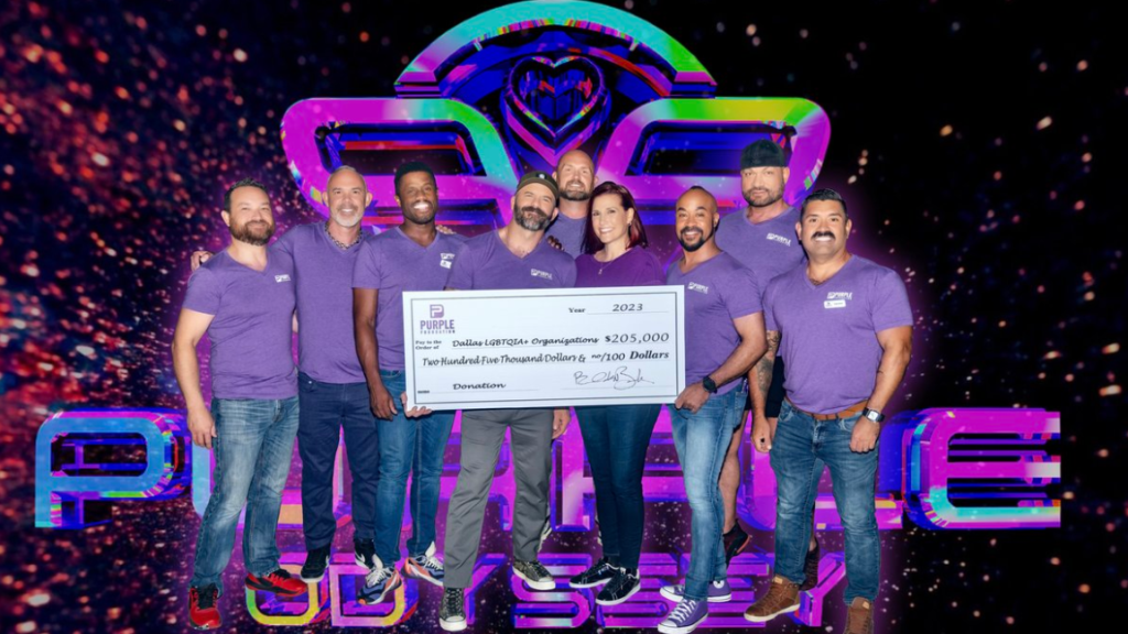 Purple Foundation has a record-breaking with more than $200,000 in donations to area agencies ...