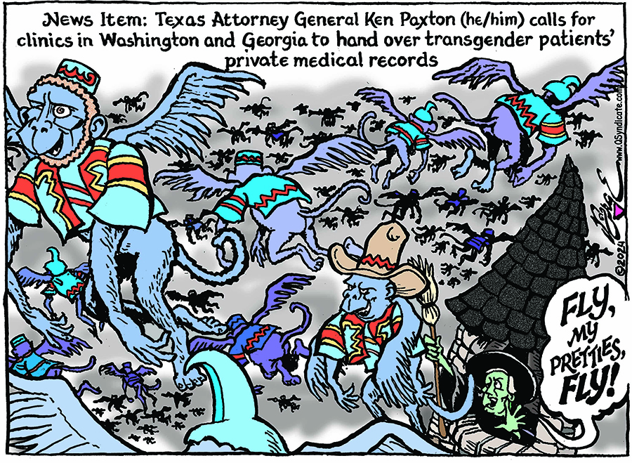 Editorial Cartoon • 02-16-24 - Dallas Voice