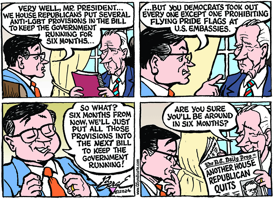 Editorial Cartoon • 04-12-24 - Dallas Voice