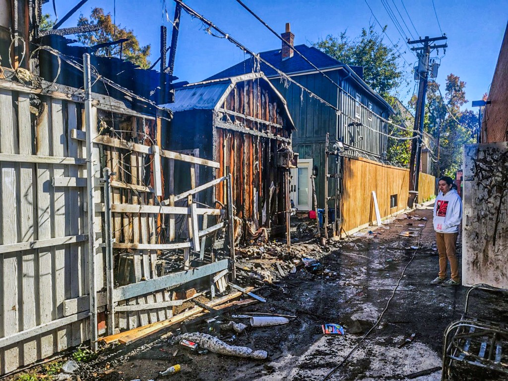 Arson fire in alley damages home on Roswell Street - Dallas Voice