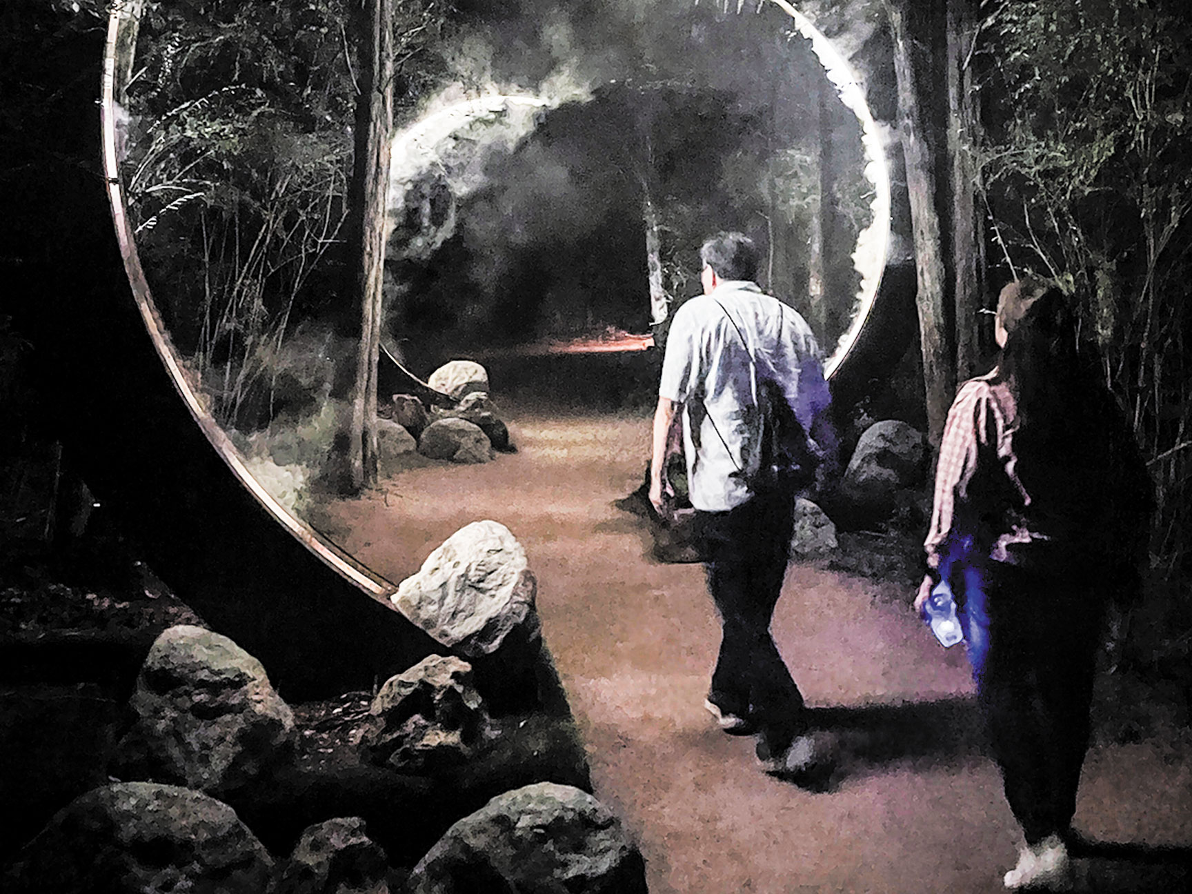 The spooky Forest of Shadows offers a creepy but beautiful and ...